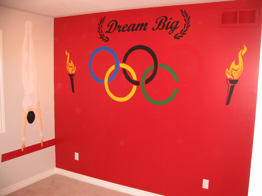 Sports Theme Murals | Mural Magic